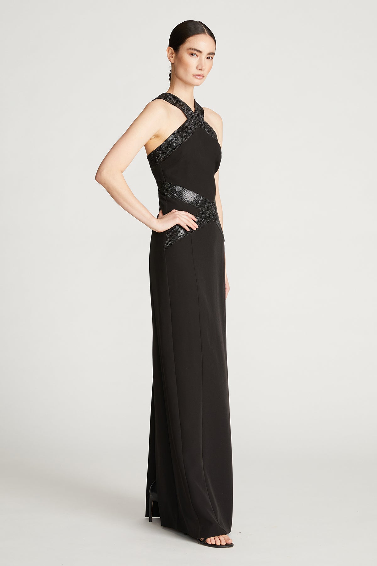 Joyce Gown In Crepe – Halston