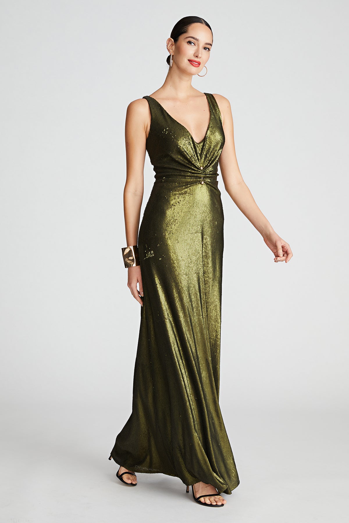 Cassandra Gown In Sequin – Halston