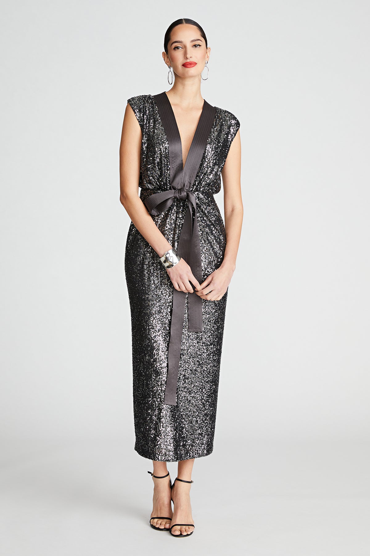 Ranae Dress In Sequin – Halston
