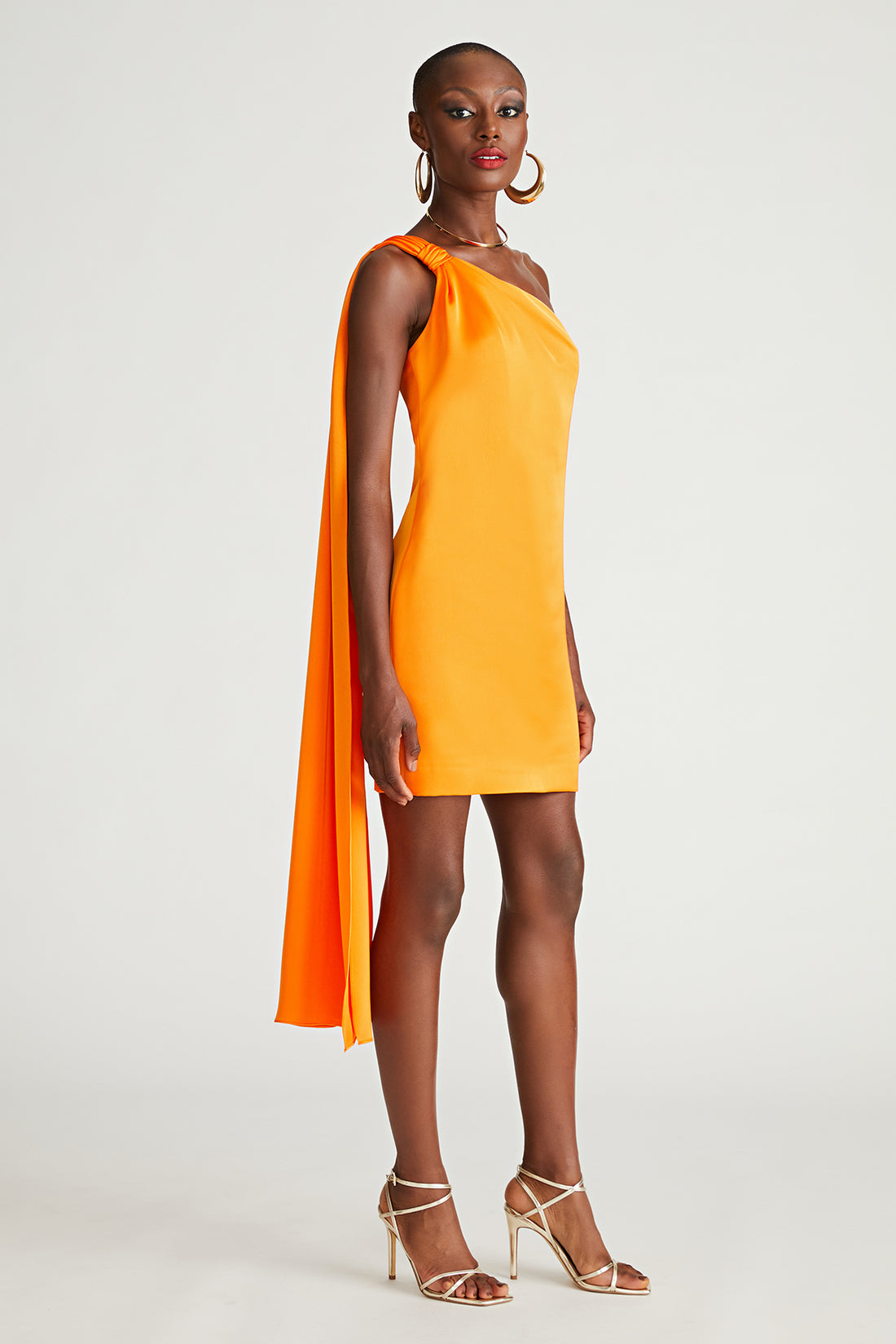Jax Dress In Satin – Halston