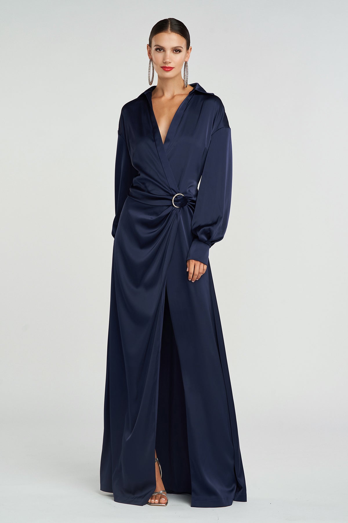 Ivon Gown In Charmeuse – Halston