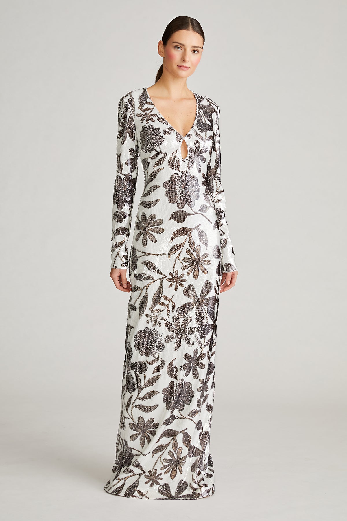 Haru Gown In Daisy Sequin – Halston