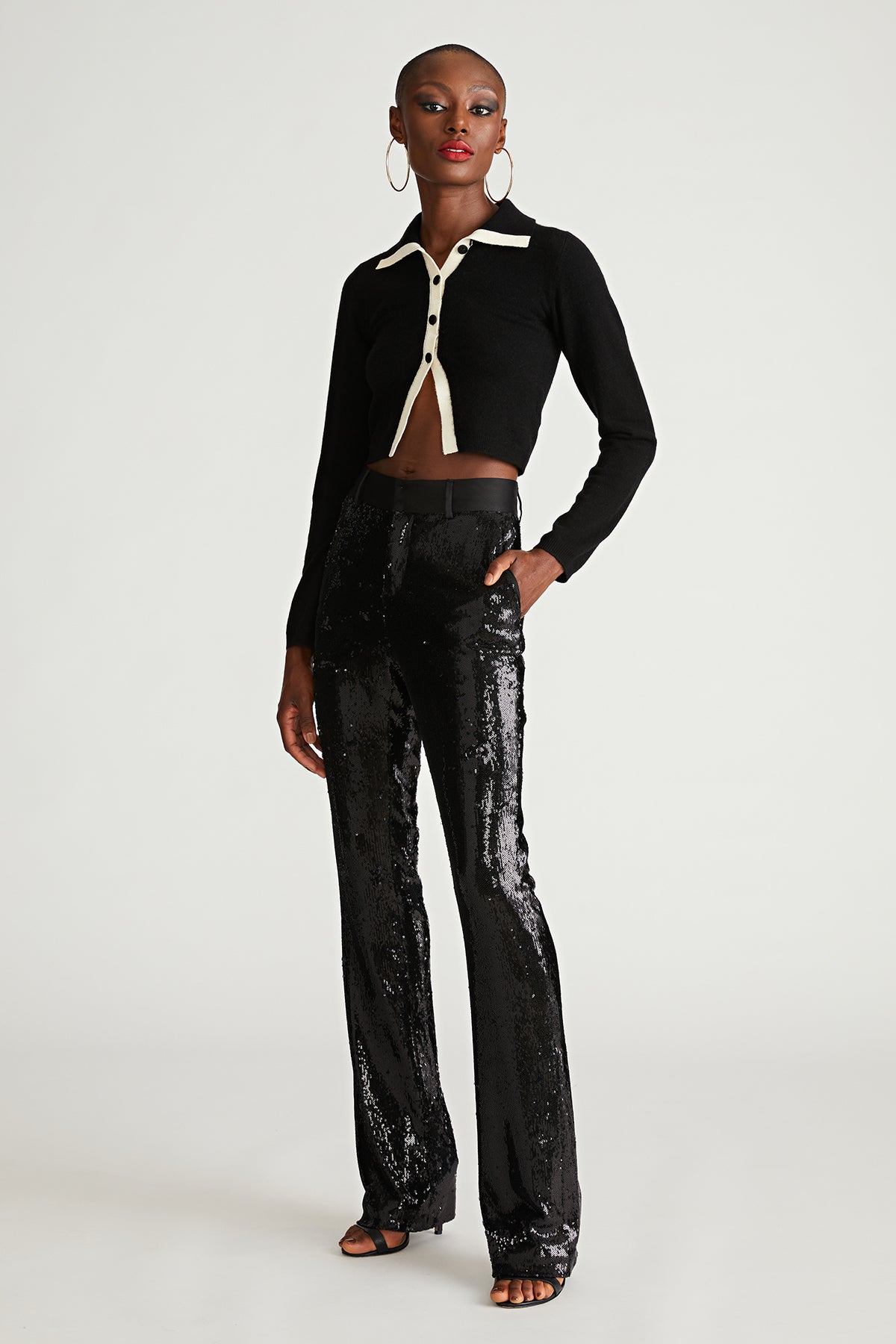 Davon Pant In Sequin – Halston