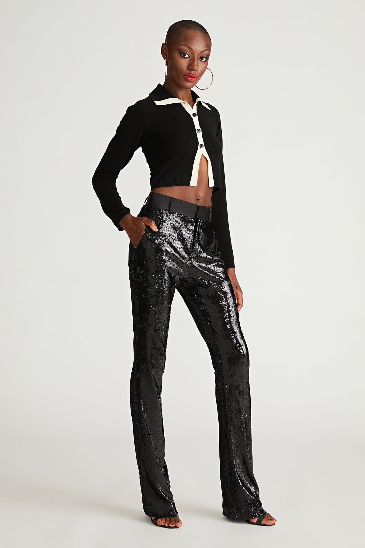 Davon Pant In Sequin – Halston