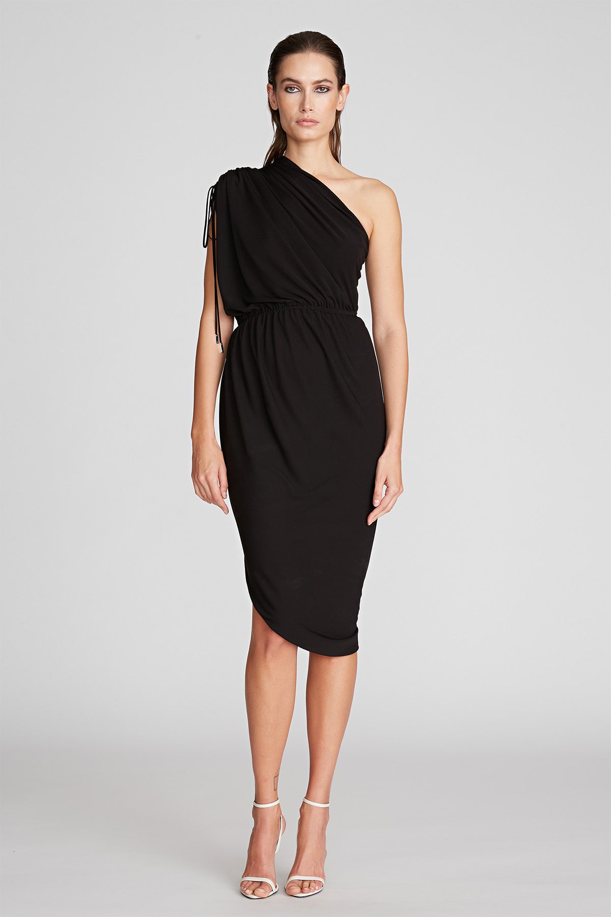 Bev Dress In Jersey – Halston