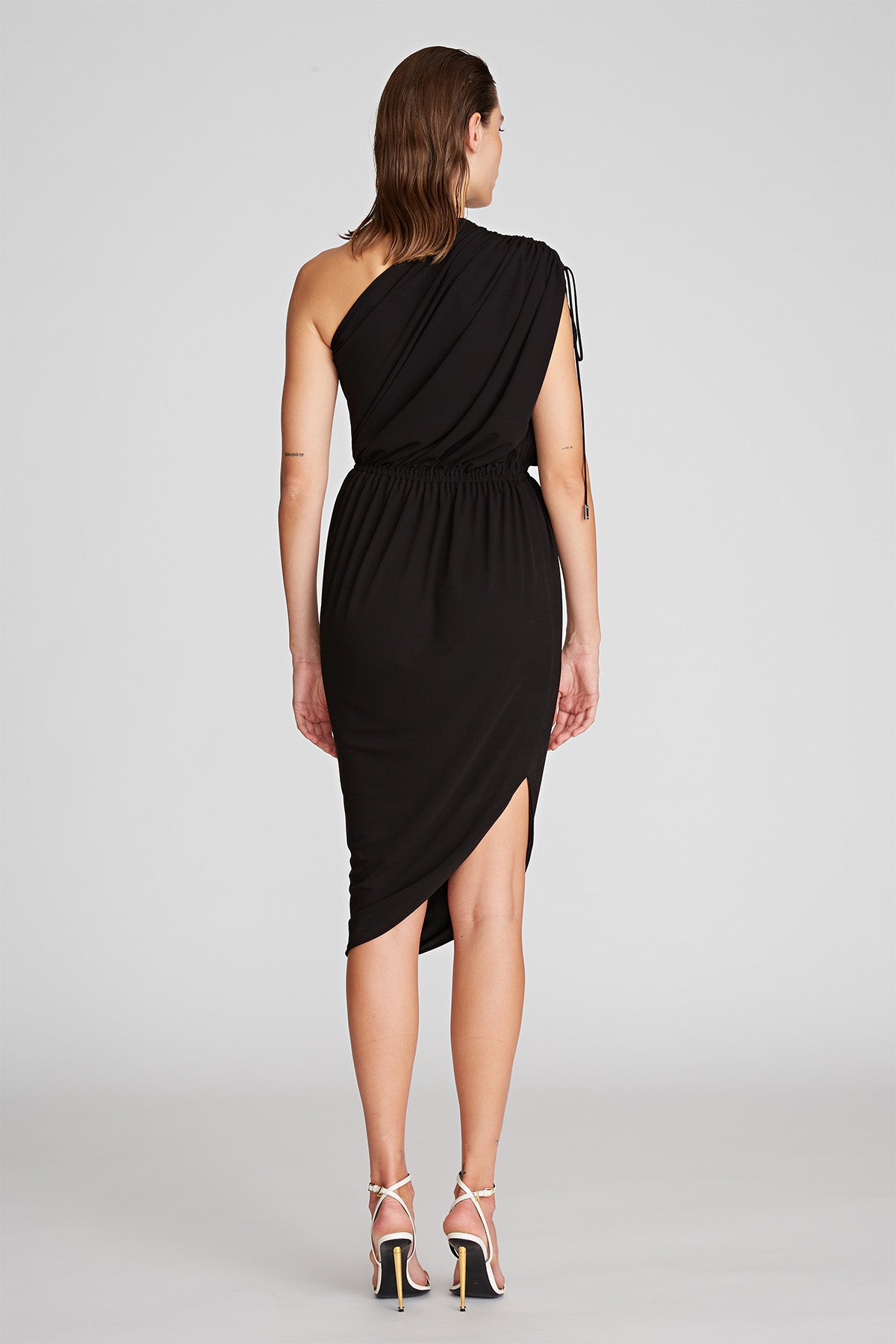 Bev Dress In Jersey – Halston