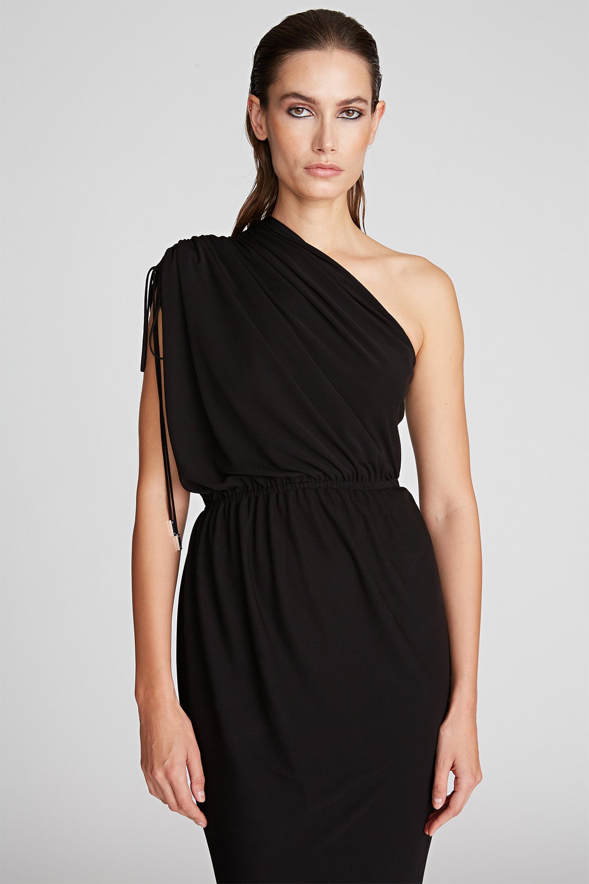 Bev Dress In Jersey – Halston