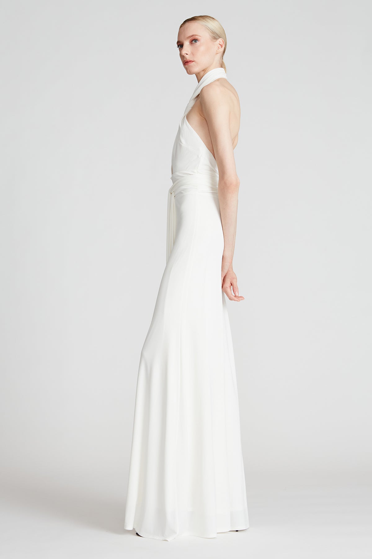 Halston - Ariel Jersey Jumpsuit - Pristine