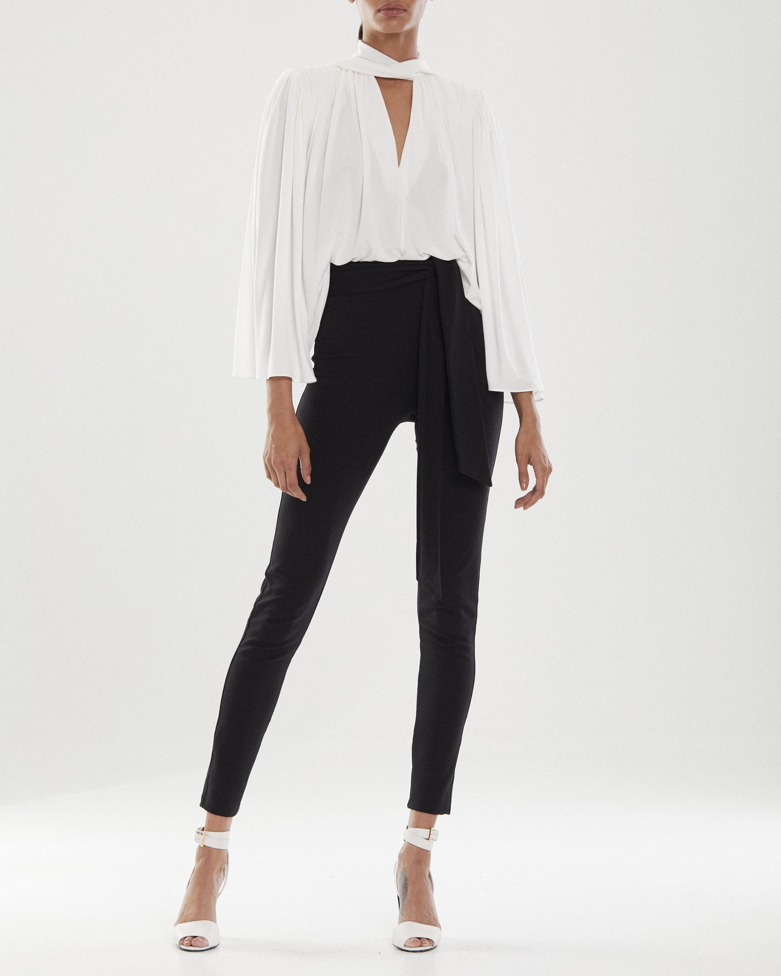 Halston - Evi Volume Drape Top