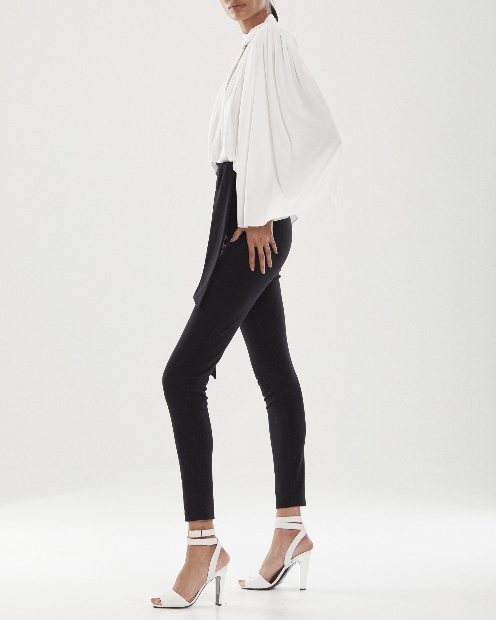 Halston - Evi Volume Drape Top