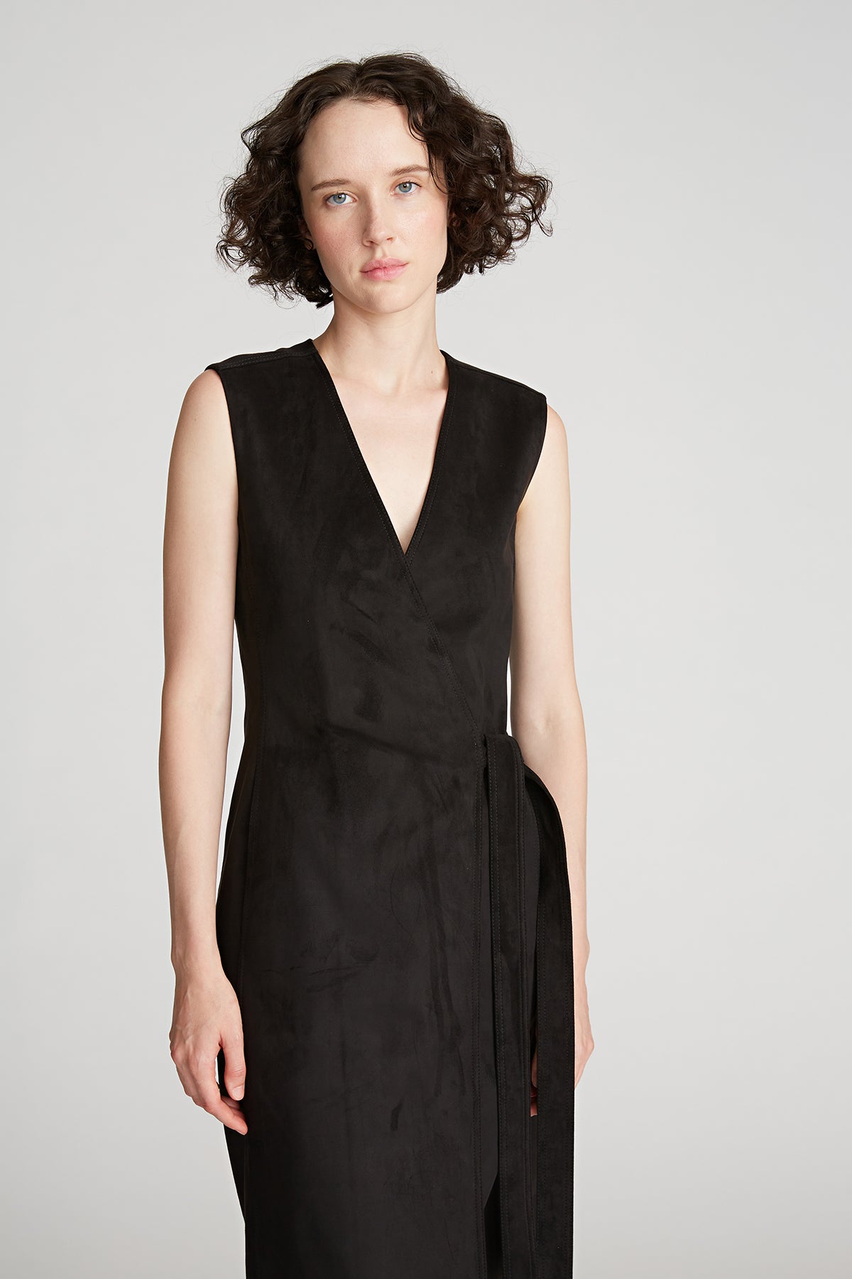 Paulina Dress In Ultrasuede – Halston