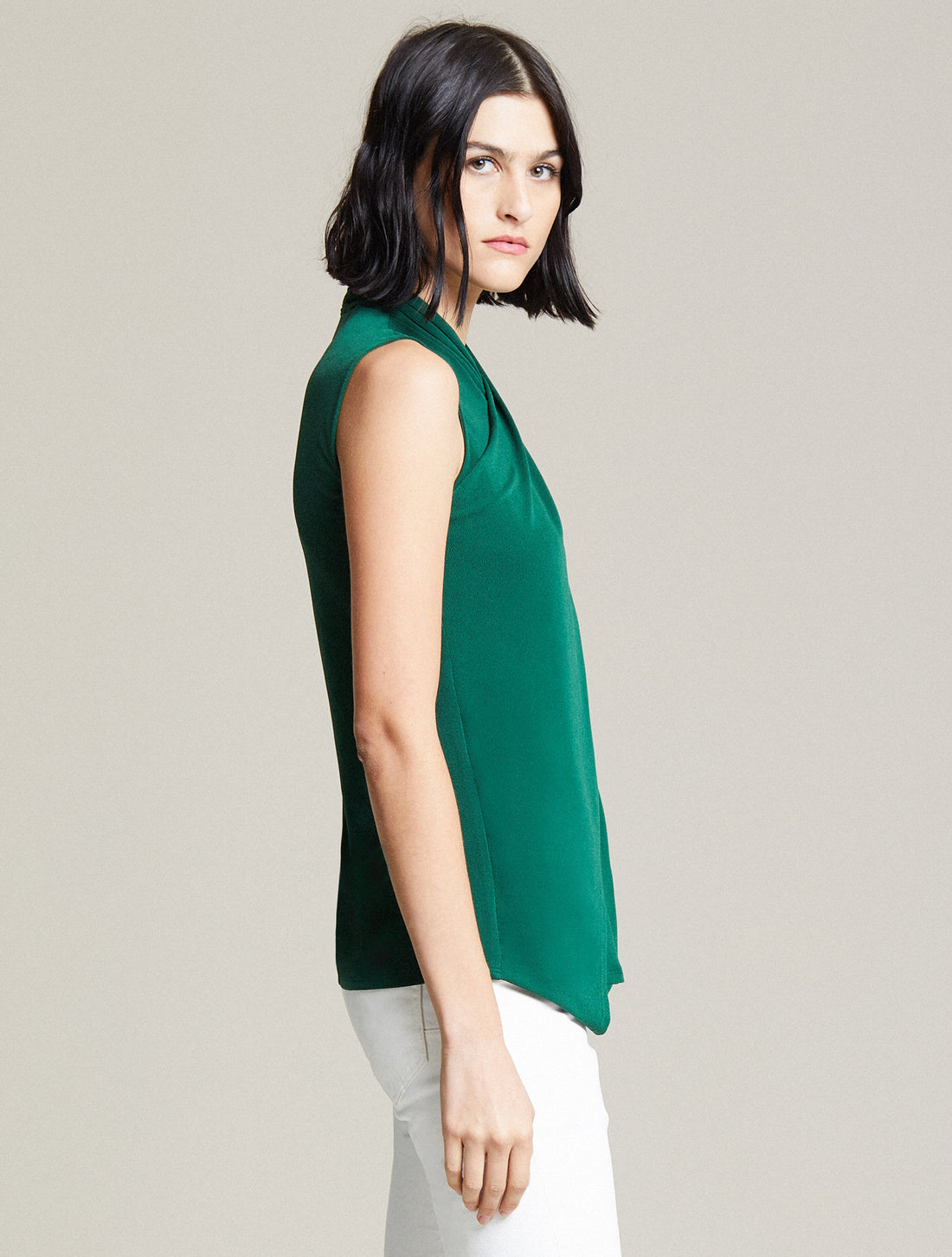 Halston - Cross Neck Top - 2020 Ready To Wear Collection